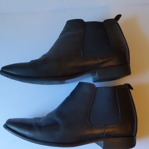 Calto | Shoes | Calto Black Invisible Elevator Ankle Bootssz 8 | Poshmark